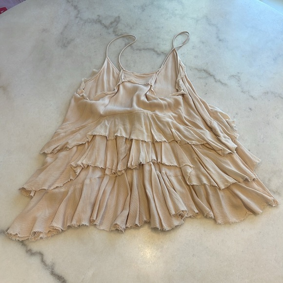 Love Sam | Tops | Nwot Love Sam Dusty Rose Raw Threaded Multi Tiered ...